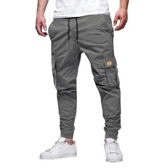 Generic Pantalons de jogging pour hommes pantalons pour hommes pantalons pour hommes &agrave; la mode, longueur d&eacute;contract&eacute;e, taille compl&egrave;te, taille moyenne, pantal