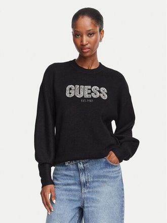Guess Pullover W6YR30 Z0978 Schwarz Regular Fit