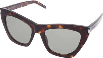 Saint Laurent Sonnenbrille - SL 214 KATE-033 - Gr. unisize - in Braun - für Damen