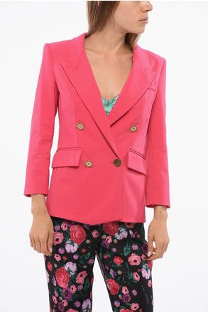 Elisabetta Franchi Double-breasted Blazer with Peak Lapel size 40