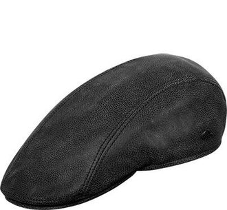 Herrenausstatter.de Herrenausstatter Herren Sportm&uuml;tze schwarz Leather