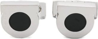 Ferragamo Homme, Accessoires, Gris, Taille: ONE Size Pldbk Cufflinks