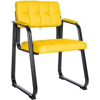 Clp Chaise de visiteur Canada b similicuir Jaune