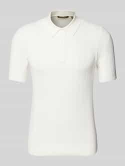 Superdry Poloshirt mit kurzer Knopfleiste