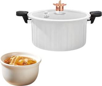 Generic Yianyal Pots antiadh&eacute;sifs | casseroles antiadh&eacute;sives de cuisine avec couvercle, casserole &agrave; pression avec poign&eacute;e pour riz bouillon sauce soupe spaghe