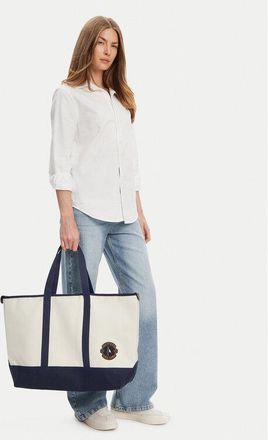 Tommy Hilfiger Handtasche Th Summer Tote AM0AM13557 Wei&szlig;