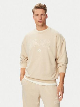 adidas Sweatshirt Seasonal Essentials Collegiate French Terry Crew KF4253 Beige Regular Fit