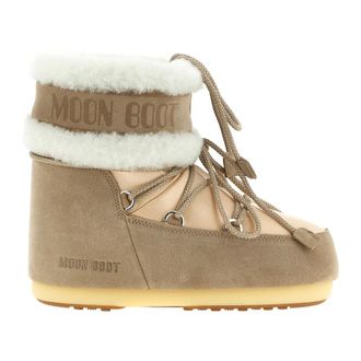 Moon Boot Bottes Icon Low Pearly Plus - Femme - Chaussures - Beige - Taille: 39 EU
