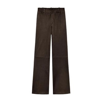 Arma Leather Pantalons - Femme - Pantalons - Brun - Taille: 38 FR