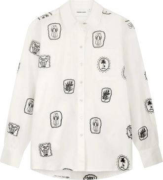 Fab By Fabienne Chapot Fabienne Chapot, Femme, Blouses et Chemises, Beige, Taille: 42 FR Alex Blouse