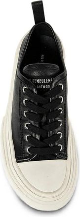Ann Demeulemeester Grained Calf Leather Sneakers - Black