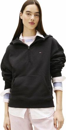 Tommy Jeans Boxy Flag 1/4 Zip W - Kapuzenpullover - Damen