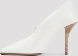 Alaia Alaia Hohe Schuhe - White Lamb Leather Pumps With Pointed Toe - Gr. 36 (EU) - in Wei&szlig; - f&uuml;r Damen