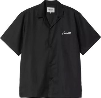 Carhartt Work in Progress Homme, Chemises, Noir, Taille: M S/S Delray Shirt