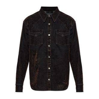 Amiri Homme, Chemises, Brun, Taille: M Chemise en jean
