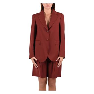 Max Mara Veste Mstassenzi - Femme - Vestes - Rouge - Taille: 38 FR