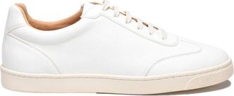 Brunello Cucinelli Homme, Chaussures, Blanc, Taille: 41 1/2 EU Baskets en cuir