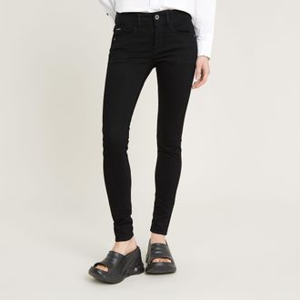 G-Star Lynn Mid Skinny Jeans - Schwarz - Damen