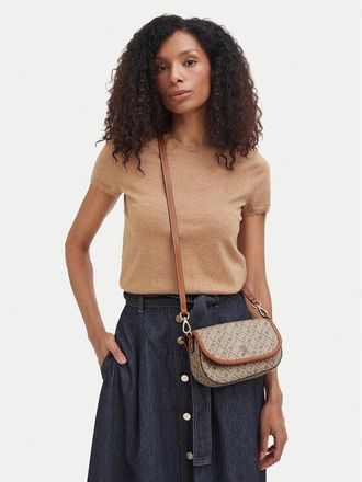 Tommy Hilfiger Handtasche Th Monoplay Saddle Bag AW0AW19172 Hellbeige