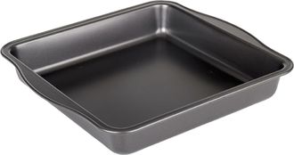 Ibili Ibili 823624 antihaft Backform, quadratisch, 24 x 24 x 4,5 cm, Schwarz