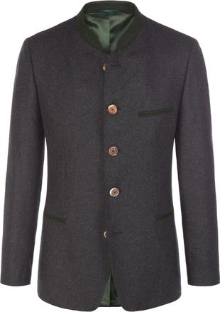 Lodenfrey Trachtenjanker aus einem Wollgemisch in melierter Optik in