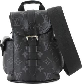 Louis Vuitton unisex, Pre-owned, Noir, Taille: ONE Size Sac &agrave; dos en toile Pre-owned
