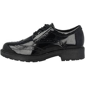 Clarks Femme Orinoco2 Limit Tissu Oxford, Black Pat, 37 EU Étroit