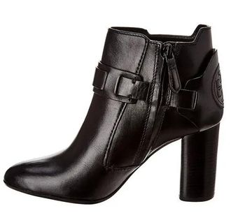 Tory Burch Colton Black Leather Bootie Size 40