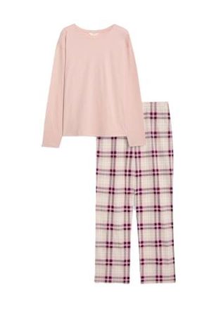 Marks and Spencer Ensemble Pyjama Pur Coton avec imprim&eacute; Femmes XXL