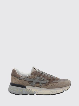 Premiata Mick Sneakers von aus Leder und Wildleder mit Logo und Used-Look