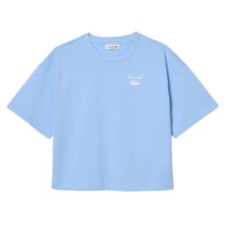Lacoste T-Shirt Logo für Damen (Hellblau)
