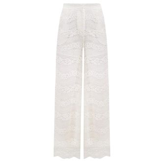 Twinset Femme, Pantalons, Beige, Taille: 38 FR Pantalon Palazzo