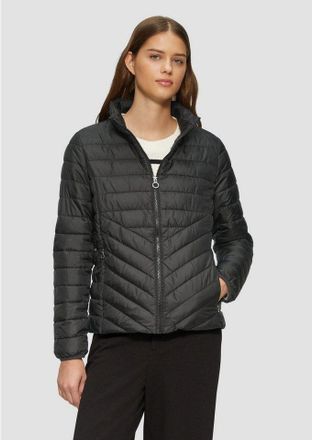 s.Oliver Steppjacke (1, 1-St) leichte Jacke mit Steppung und Stehkragen