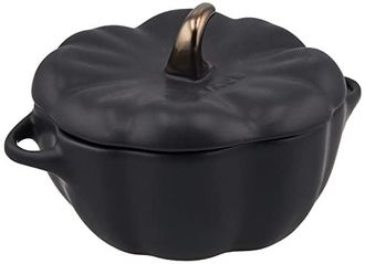 Staub Kürbis - Cocotte - Schwarz matt - Keramik - 12,2 cm