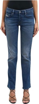 Diesel Femme, Jeans, Bleu, Taille: W27 Jean en Denim Coupe Droite