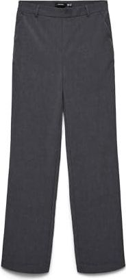 Vero Moda Vero Moda Pantalon VMMAYA Taille Moyenne Pantalons Dark Grey Melange S 32 Dark Grey Melange S / L32