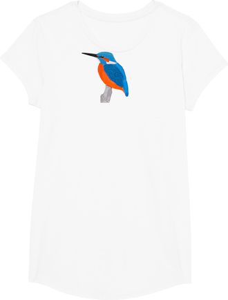 jz.birds Eisvogel Vogel Singvogel Vogelfreund Ornithologe Biologe T-Shirt