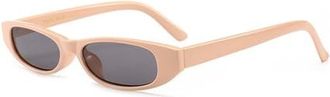 Generic Lunettes De Soleil Unisexes &Agrave; Monture Fine For Lext&eacute;rieur, Id&eacute;ales For Les Trajets Domicile-travail, Vacances Et Le Sport(Beige)