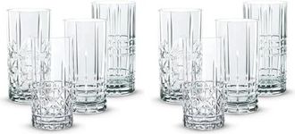 Nachtmann 4-teiliges Longdrinkgläser Set, 445 ml, Highland, 97784, Cocktailgläser aus Kristallglas, Trinkgläser spülmaschinenfest (Packung mit 2)