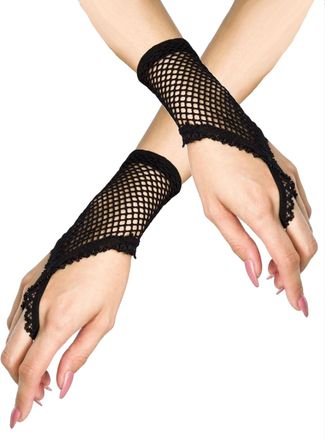 Dirndline Kurzfingerhandschuhe Netz-Armstulpen kurz