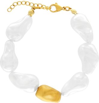Dansk Copenhagen Perlen Statement Armband Wasserdicht - - Accessories - Damen - Wei&szlig; - ONE SIZE