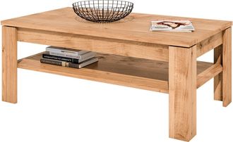 Ars Natura home24 Couchtisch Lombok 110 x 46 x 65cm Braun Wildeiche