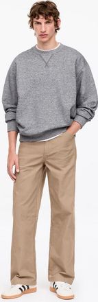 Arket Lockere Canvas-Hose -Beige