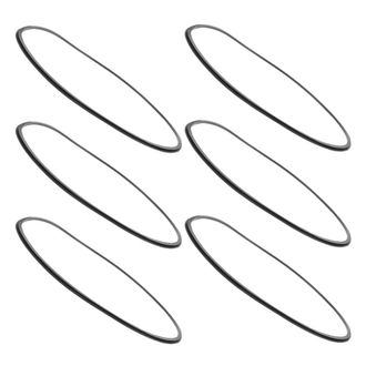 Holibanna Yardenfun 6 St&uuml;ck rutschfeste Kunststoffringe f&uuml;r Barhockerfu&szlig; 384cm Ger&auml;uschd&auml;mpfende Bodenschutz Dichtung aus Hochelastischem Kunststoff Kompatibel 