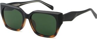 Generic Lunettes De Soleil Tendance &Agrave; Grande Monture For Hommes Et Femmes, Conduite En Plein Air, F&ecirc;te, Vacances(Green)