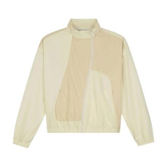 Arte Homme, Vestes, Beige, Taille: L Asymmetric Stand Collar Jacket