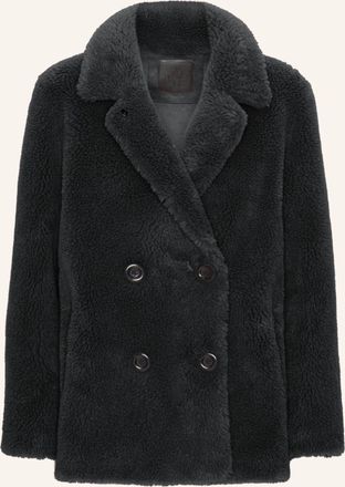 Americandreams Americandreams Short Coat Without Fur Fiona schwarz