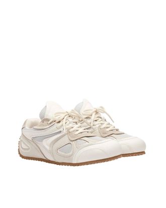 Axel Arigato Mens Sneakers Slow Runner Off White-Gum Upper: Leather Trainers White/gum