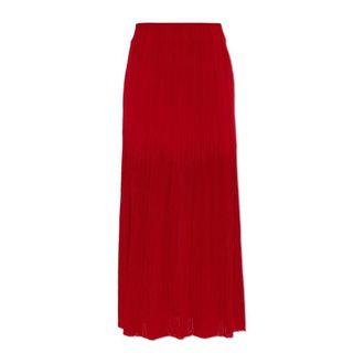 Balmain Femme, Jupes, Rouge, Taille: 34 FR Jupe pliss&eacute;e