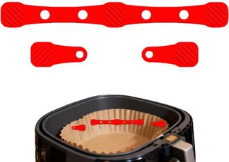 Generic Silikon-Luftfritteuse Clips - Wiederverwendbare Hitzebest&auml;ndige Schnallenmagnete, Sicheres Pergamentpapier beim Kochen, Robuste K&uuml;chenwerkzeuge Mit Si